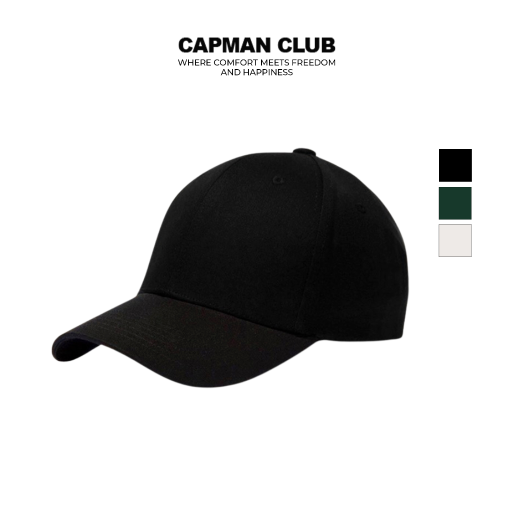 Mũ lưỡi trai trơn nam nữ CAPMAN CLUB, nón kết basic unisex CM99 đơn giản, cá tính | Shopee Việt Nam