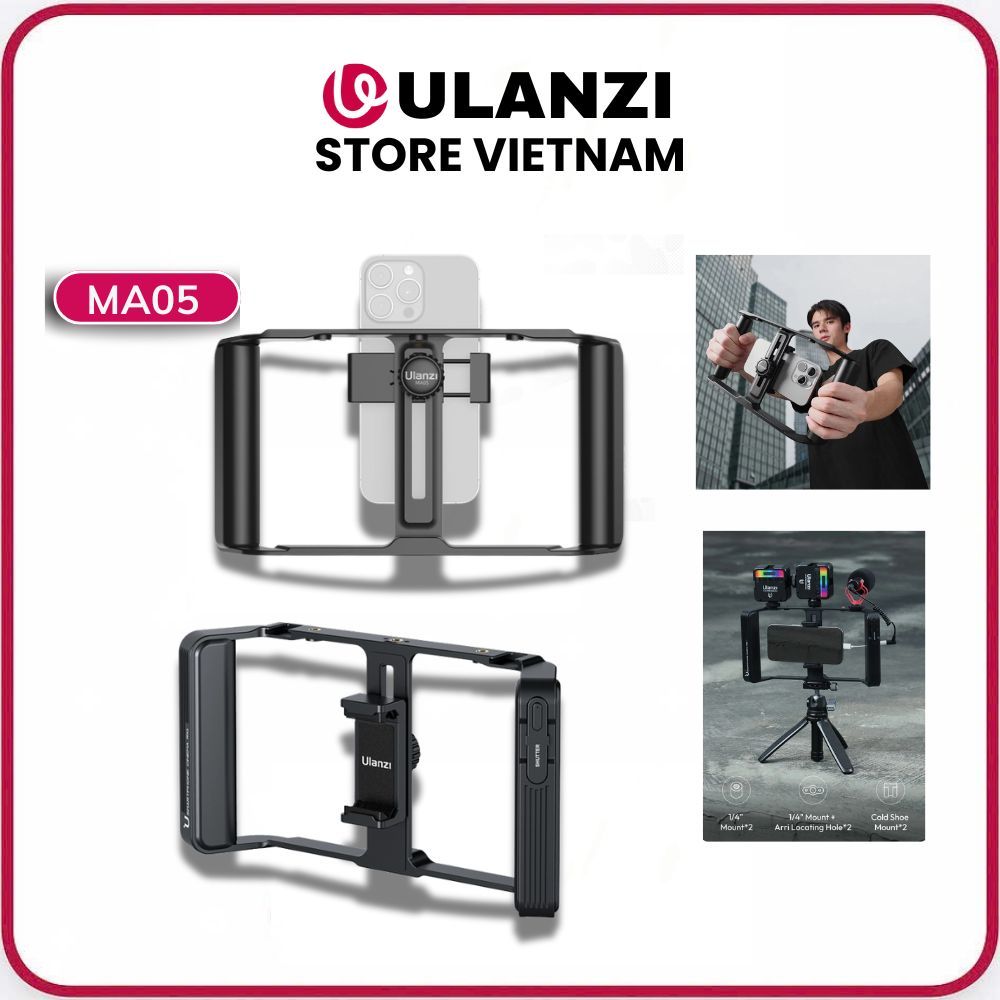 Ulanzi MA05 – Giá Đỡ Điện Thoại Vlog Xoay 360° Có Điều Khiển Bluetooth 10M | Shopee Việt Nam