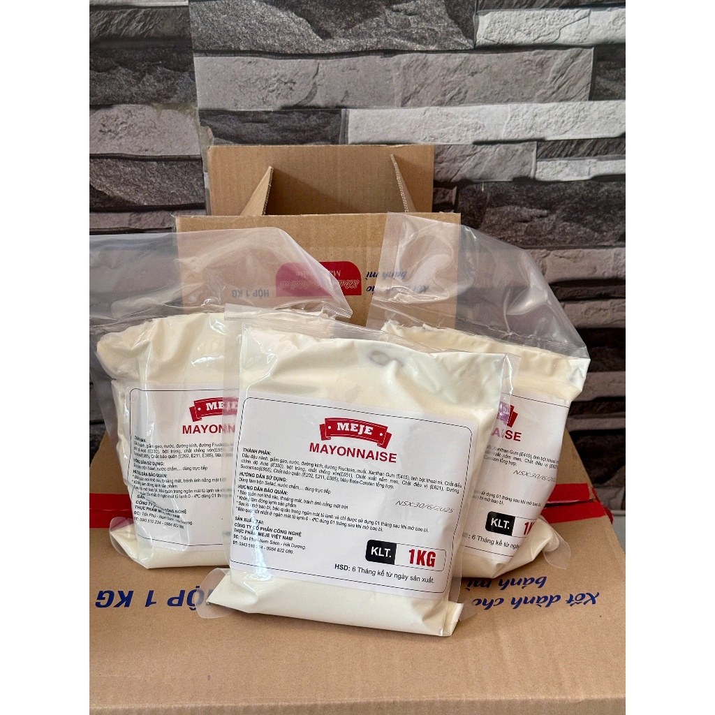 MEJE - Combo 3 Sốt mayonnaise túi 1kg | Shopee Việt Nam