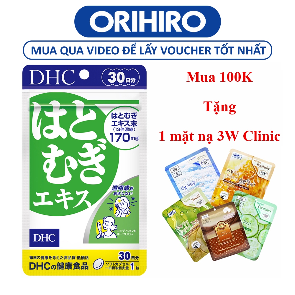 Viên uống trắng da DHC Nhật Bản Adlay Extract 30 ngày - 30 viên ...