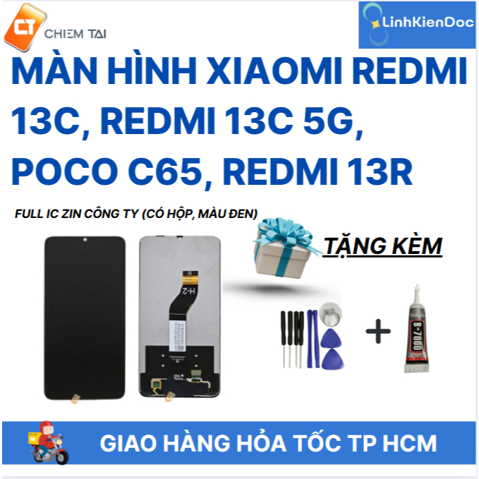 Màn hình Xiaomi Redmi 13C, Redmi 13C 5G, Poco C65, Redmi 13R full IC ...