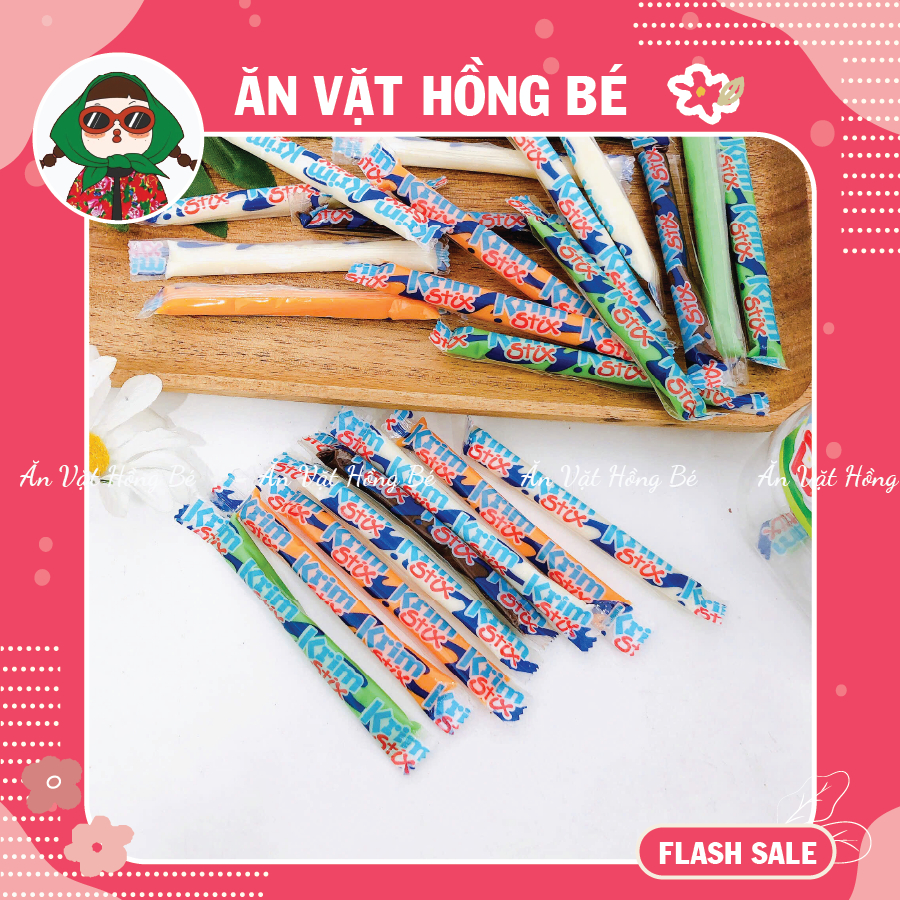 [COMBO 10 CHIẾC] Kẹo Krim Stix, kẹo mềm tan chảy Krim Stix Rebisco các ...