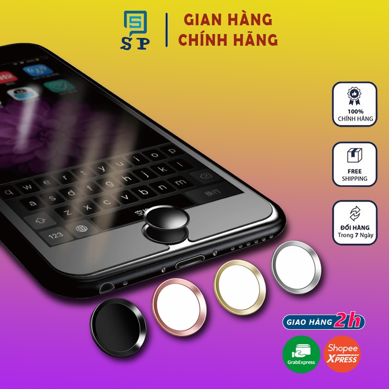 Dán nút home cảm ứng vây tay cho iphone 6 6s 6sPlus 7 7Plus 8 8 Plus S P | Shopee Việt Nam