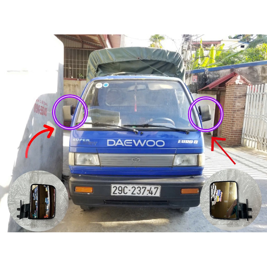 Kính hậu xe SUZUKI CARRY, SU CÓC, SU 5TẠ, SU 500kg | Shopee Việt Nam