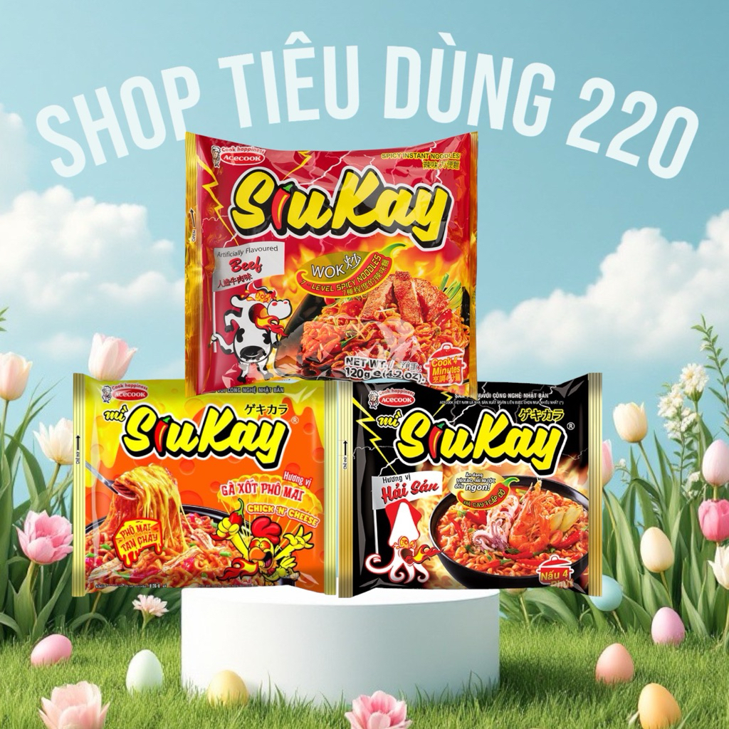 Siukay - Mì Cay 7 Cấp Độ Chính Hãng, Giá Tốt, Đảm Bảo | Shopee Việt Nam