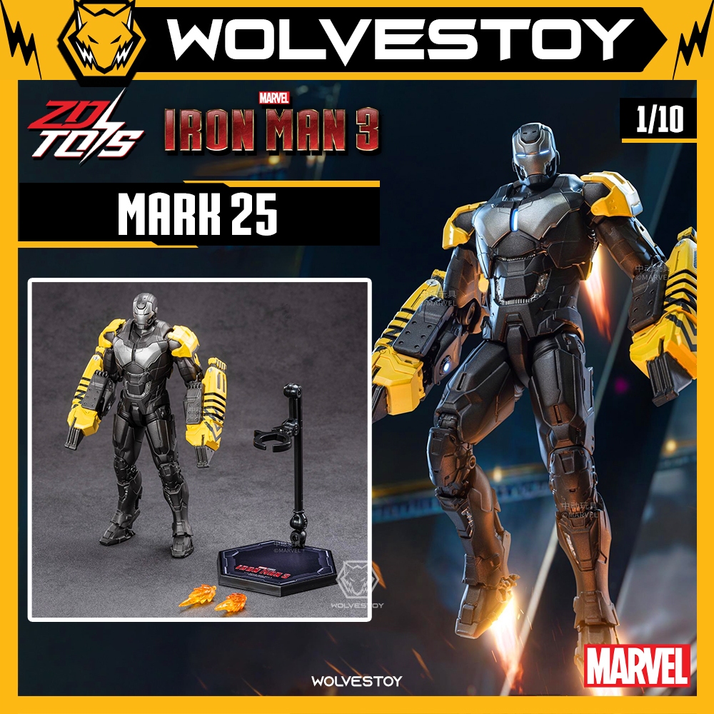 Mô Hình ZD Toys Marvel Iron Man Striker Mark 25 (MK25) 1/10 Action ...