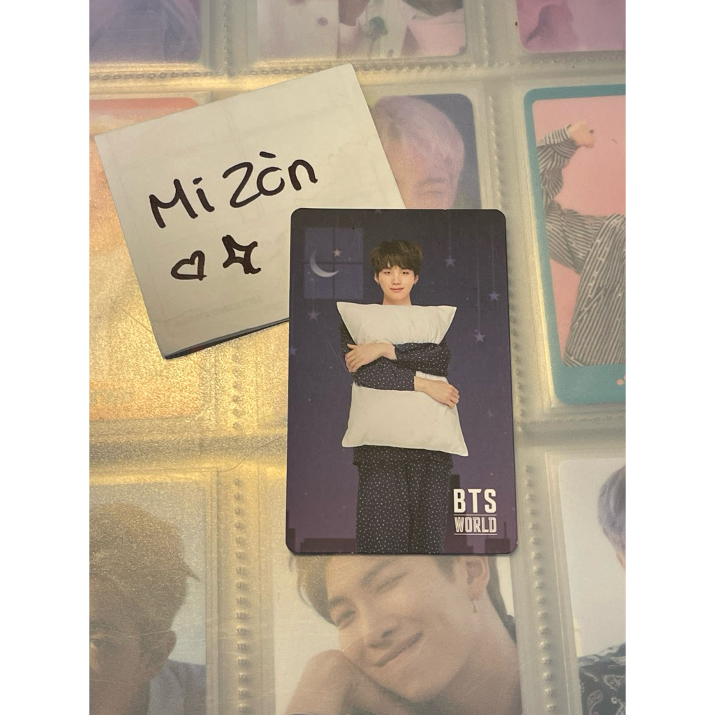 Card Suga Ôm Gối World BTS ( df ) | Shopee Việt Nam