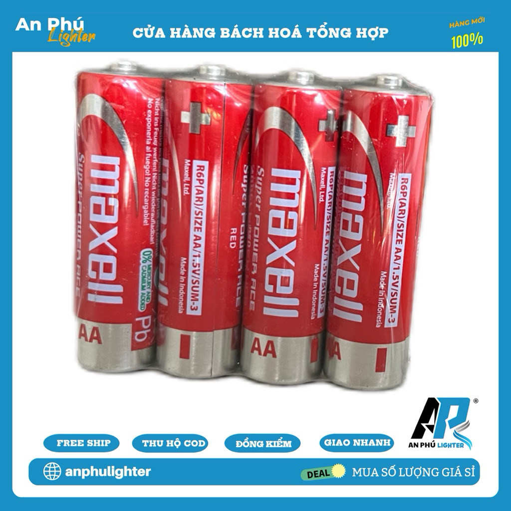 Pin Tiểu AA Maxell Super - Hộp 40 Viên - Hàng Chính Hãng | Shopee Việt Nam