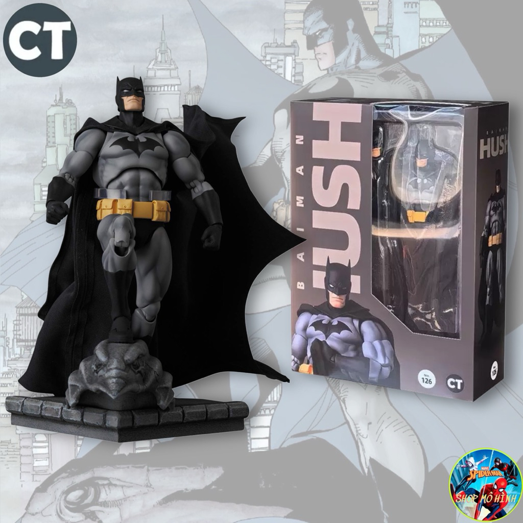 (Mở Bán Cuối Tháng 7) Mô Hình CT Batman Hush - MAF 126 (Bat Man Hush Black ver) hãng CT Toys ...