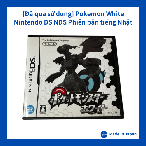 [Đã qua sử dụng] Pokemon White Nintendo DS NDS Phiên bản tiếng Nhật ...