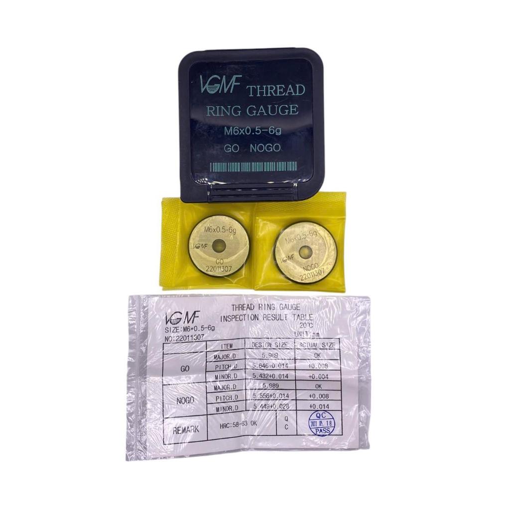 Dưỡng kiểm ren ngoài Ring Gauge hệ mét M6–M20 – GO/NOGO – Bước ren thô & mịn – Tiêu chuẩn ISO ...