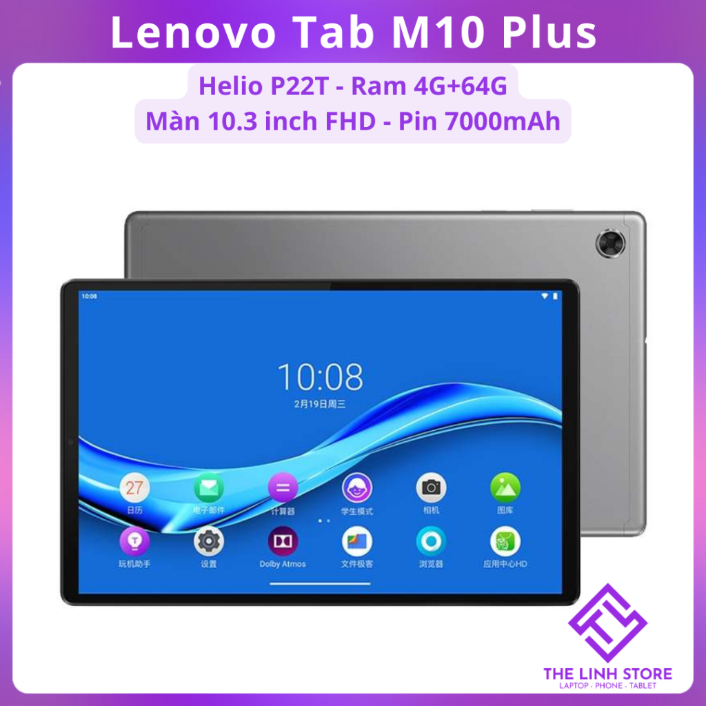 Máy tính bảng Lenovo Tab M10 Plus X616M màn 10 inch - Ram 4G 64G | Shopee Việt Nam