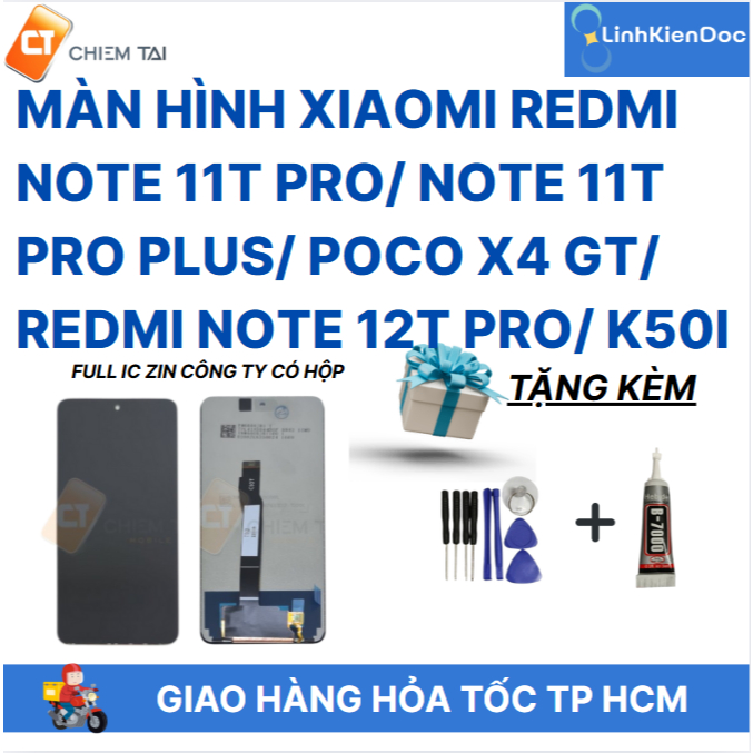 Màn hình Xiaomi Redmi Note 11T Pro/ Note 11T Pro Plus/ Poco X4 GT/ Redmi note 12T Pro/ K50i full ...