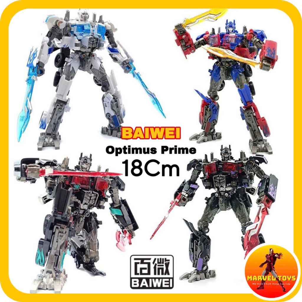 Mô Hình Optimus Prime 18cm TW1022 TW1022A TW1022B TW1022C Transformation Robot Biến Hình Xe ...