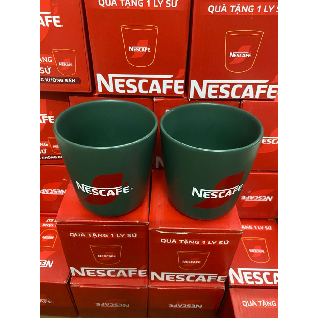 COMBO 2 LY SỨ DONG HWA NESCAFE / 330ML/1 LY/ hàng khuyến mãi / CHỊU ...
