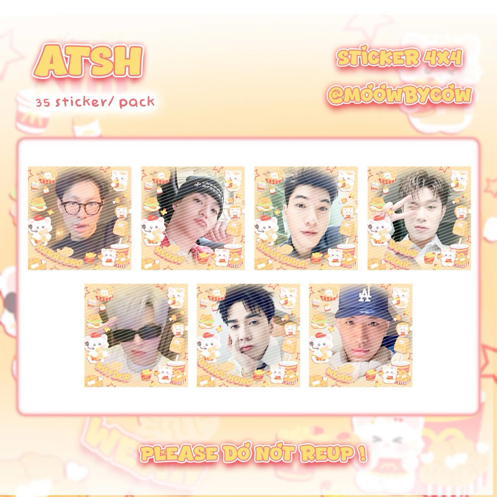 HÌNH DÁN | STICKER ANH TRAI SAY HI 4x4 (HIEUTHUHAI, Quang Hùng, NEGAV ...