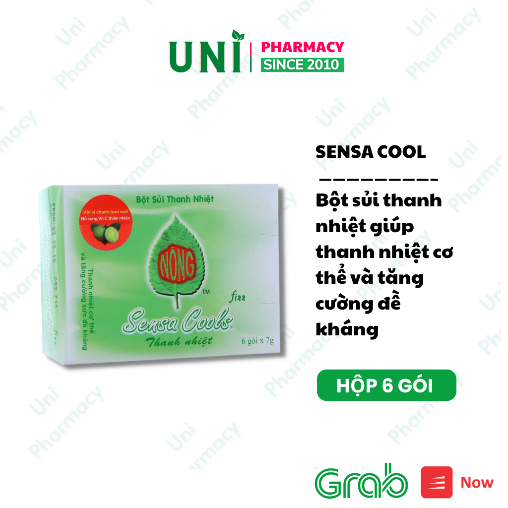 Bột sủi thanh nhiệt Sensa Cools - Bổ sung Vitamin C, giúp thanh nhiệt ...