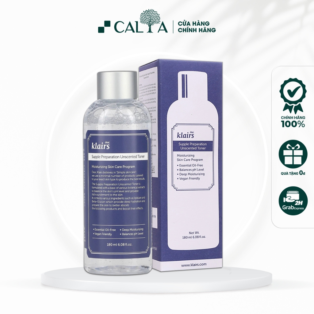 Toner Klairs Không Mùi, Cân Bằng, Làm Dịu Da - Klairs Supple ...