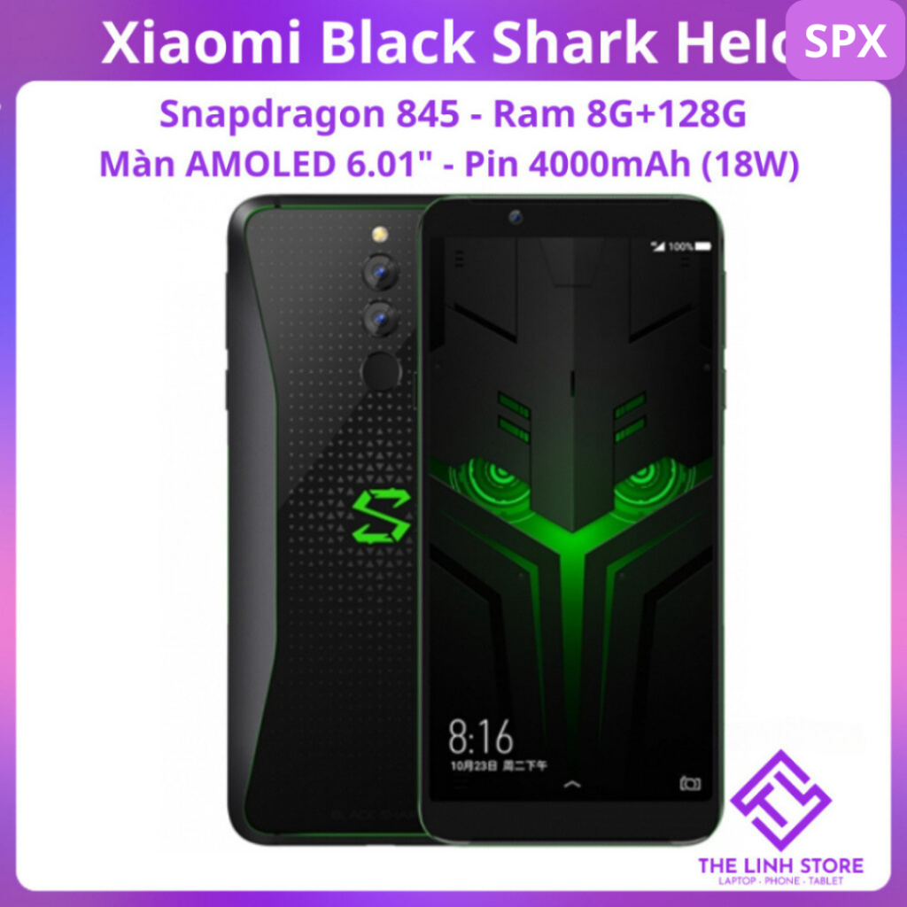 Điện thoại Xiaomi Black Shark Helo (SPX) màn AMOLED 6 inch - Snapdragon 845 ram 8G 128G | Shopee ...