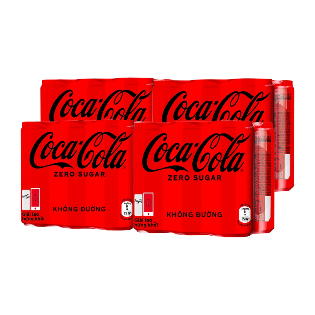 (Set24Lon) Coca Zero KHÔNG CALO - Nước Ngọt/ Nước uống có gaz (320ml ...
