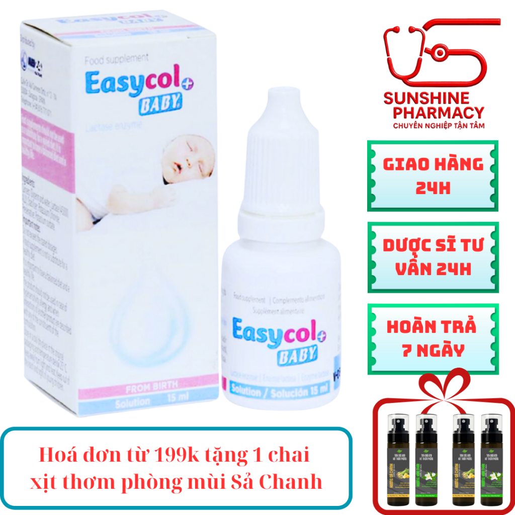 [CHÍNH HÃNG] Combo 2 lọ Easycol Baby + 15ml hỗ trợ làm giảm các triệu ...