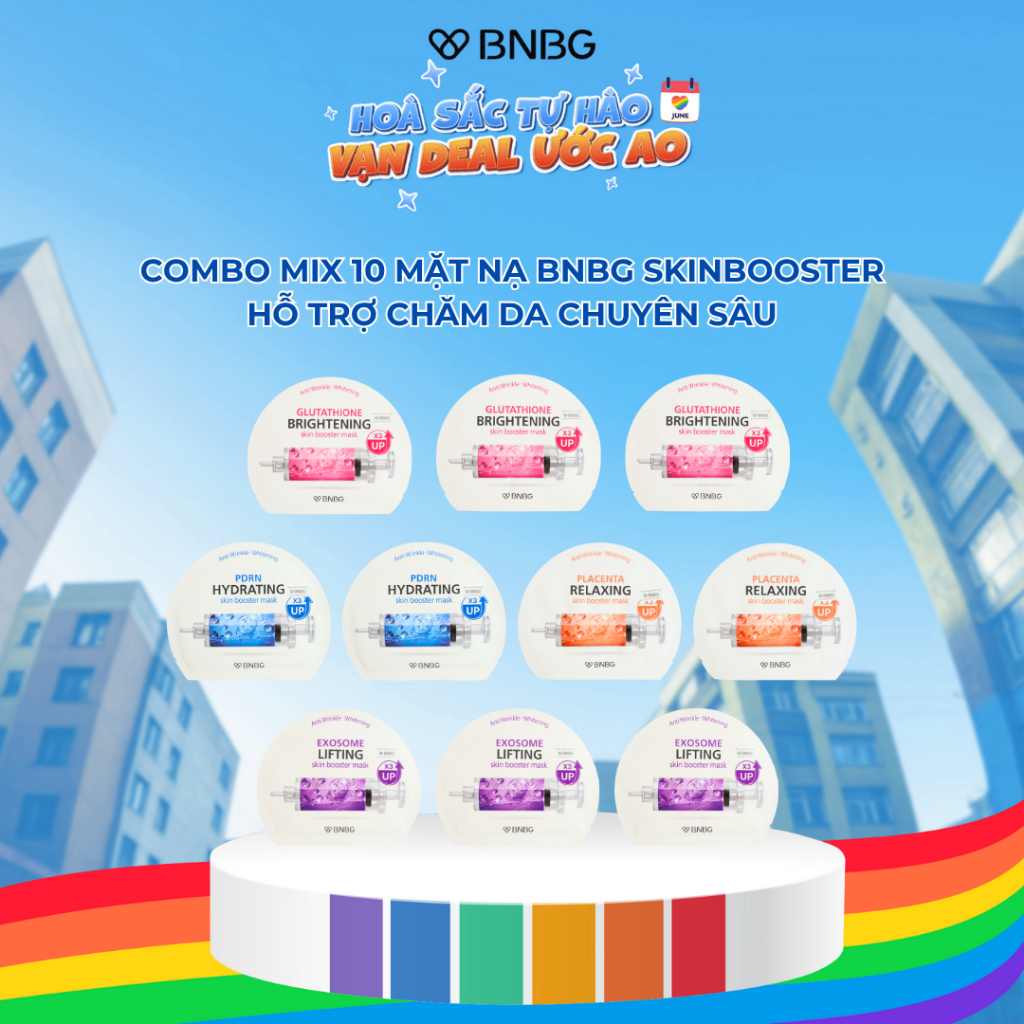 (KOL) Combo 10 Mặt Nạ BNBG MIX Tinh Chất Hỗ Trợ Tăng Cường Dưỡng Da ...
