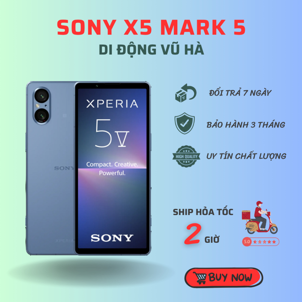 Điện thoại Sony X5 Mark 5 Snap 8 Gen 2 – Nhỏ gọn, cao cấp, hiệu năng ...