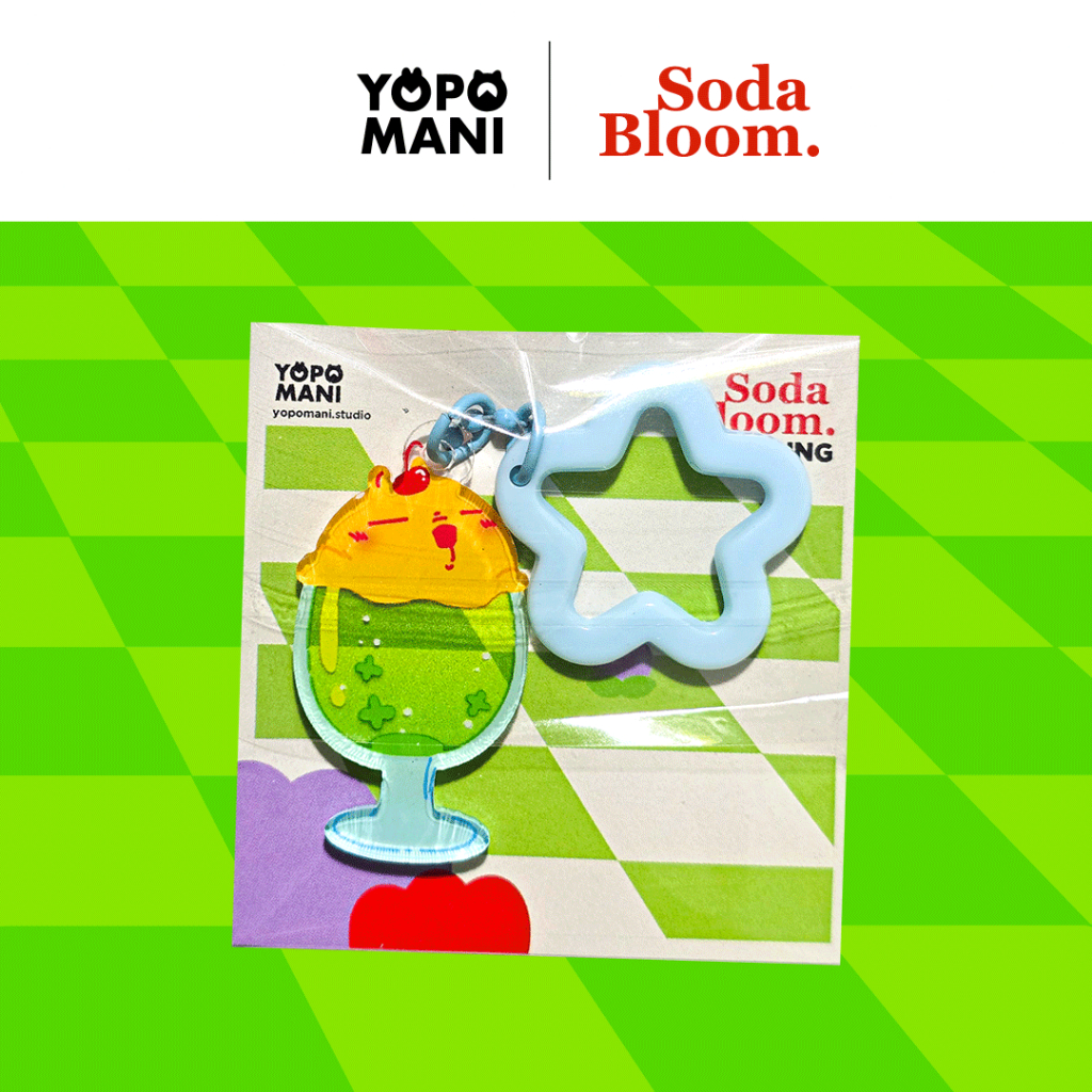 YOPOMANI | Móc khóa mini capybara phiên bản soda mùa hè _ Yoongles x Capyra Keyring (8th ...