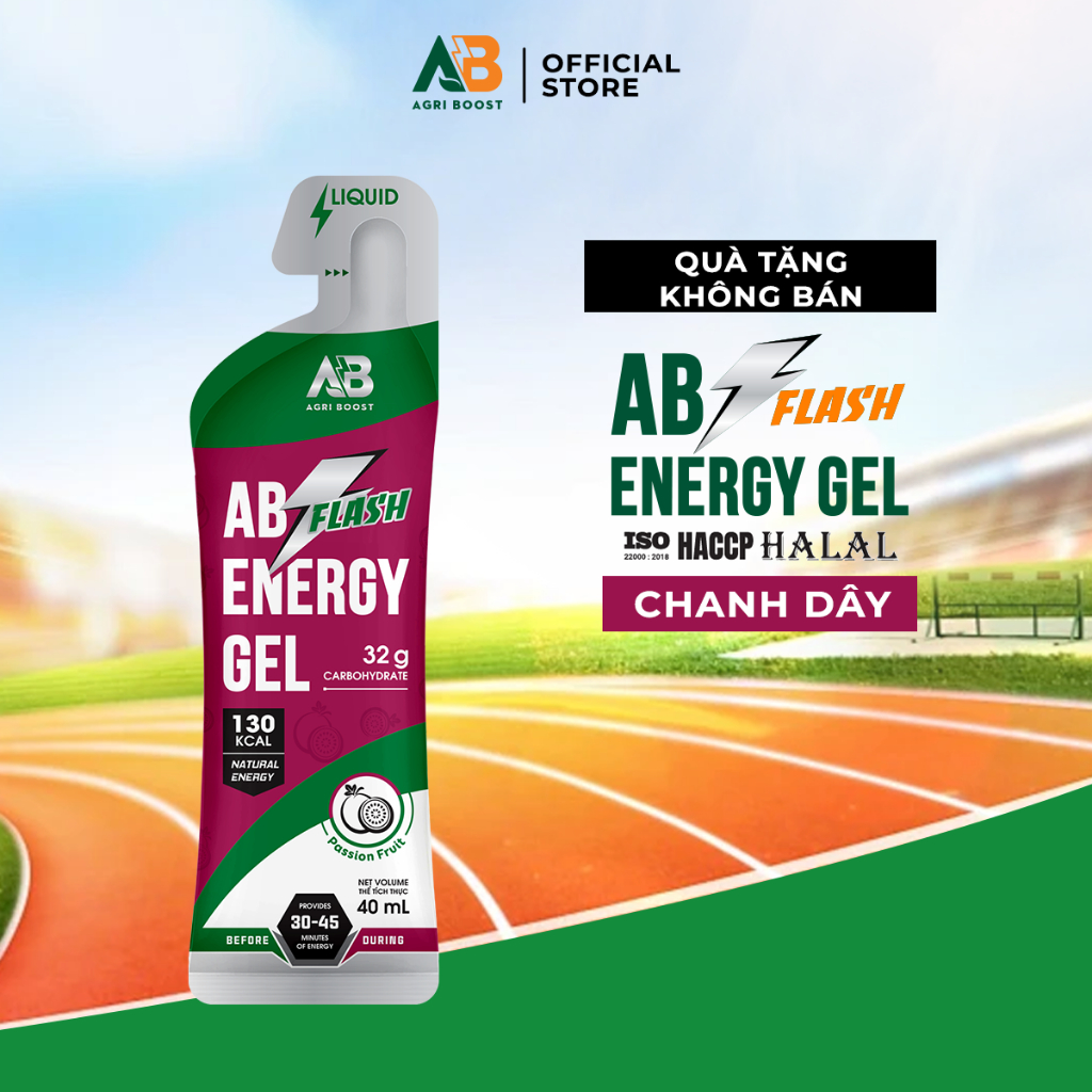 (Quà Tặng Không Bán) Gel Năng Lượng AB Gel Flash Dạng Lỏng Gói 40g Dùng ...