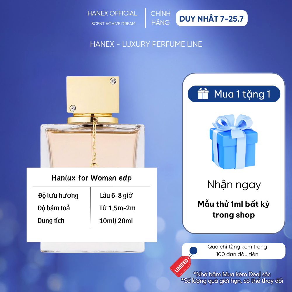 Nước hoa nữ Club De Nuit Woman HANLUX 10ml – Hương thơm ngọt ngào ...