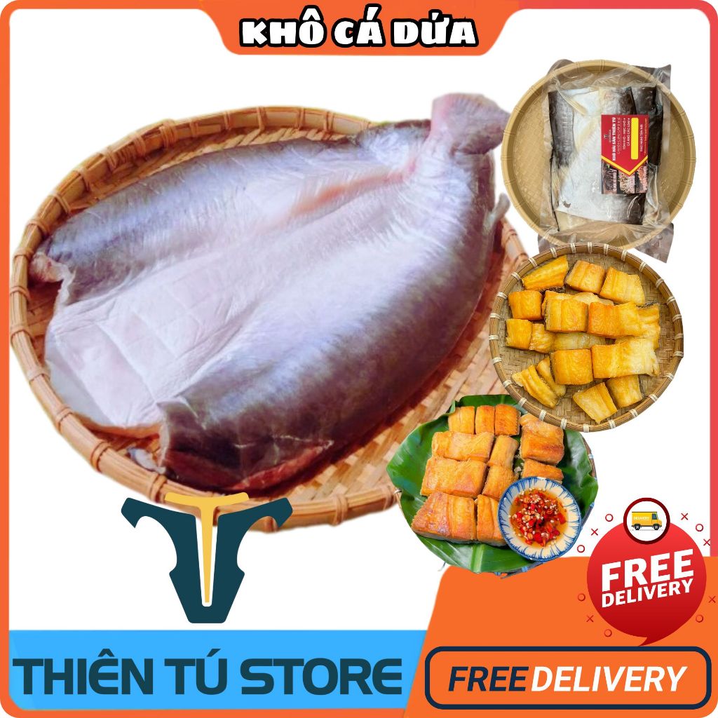 khô cá dứa ,đặc sản tuyệt hảo,thịt ngọt,dai,hàng mới chất lượng tốt ...