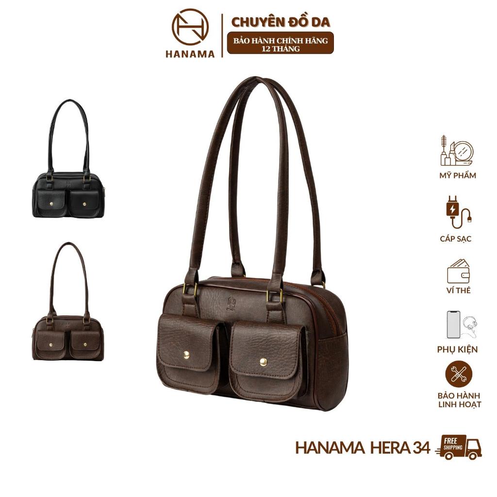 [GIÁ MỞ BÁN_DEAL HỜI]Túi xách nữ đeo vai Hanama Hera 34 nhiều ngăn Khóa ...