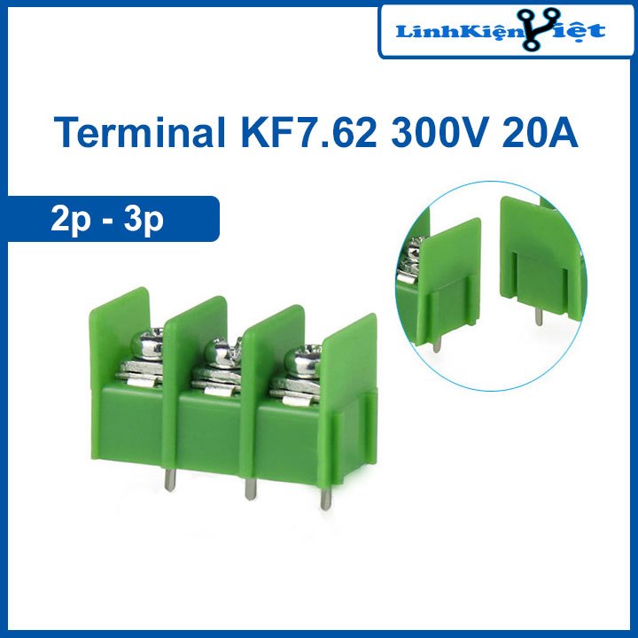 Cọc nối dây điện Terminal KF7.62 chân/3 chân | Shopee Việt Nam
