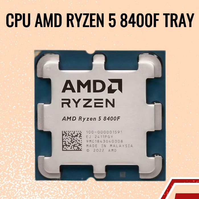 Bộ Vi Xử Lí CPU AMD Ryzen 5 8400F Tray New | Up to 4.7GHz, 6 cores 12 threads, 16MB - Bảo Hành ...