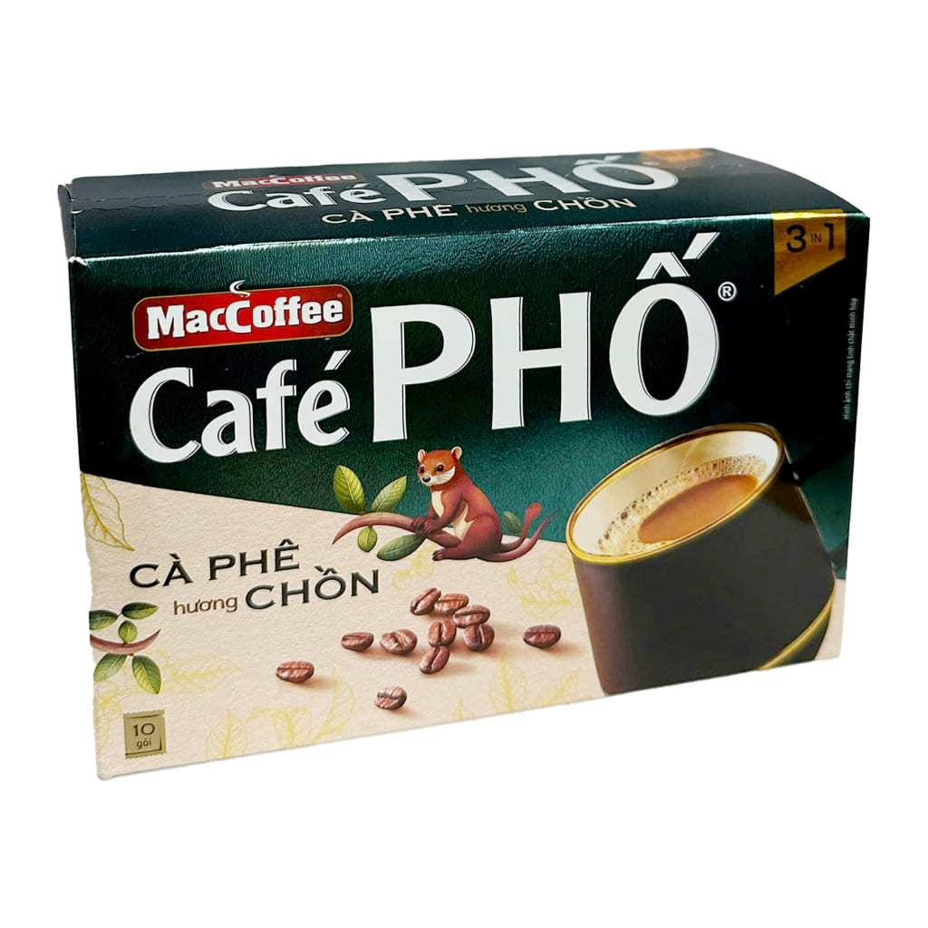 Café PHỐ -- Hộp XANH 160g / 10 gói -- CÀ PHÊ HƯƠNG CHỒN MACCOFFEE 3 in ...