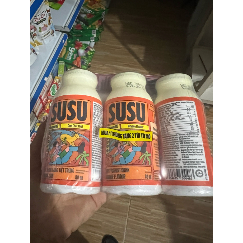 Sữa Susu chai 80ml thùng 8 lốc | Shopee Việt Nam