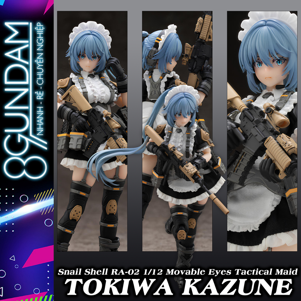 [CÓ SẴN] Mô Hình Ráp Sẵn 1/12 𝐑𝐀-𝟎𝟐 𝐓𝐚𝐜𝐭𝐢𝐜𝐚𝐥 𝐌𝐚𝐢𝐝 𝐊𝐚z𝐮𝐧𝐞 𝐓𝐨𝐤𝐢𝐰𝐚 (Snail ...