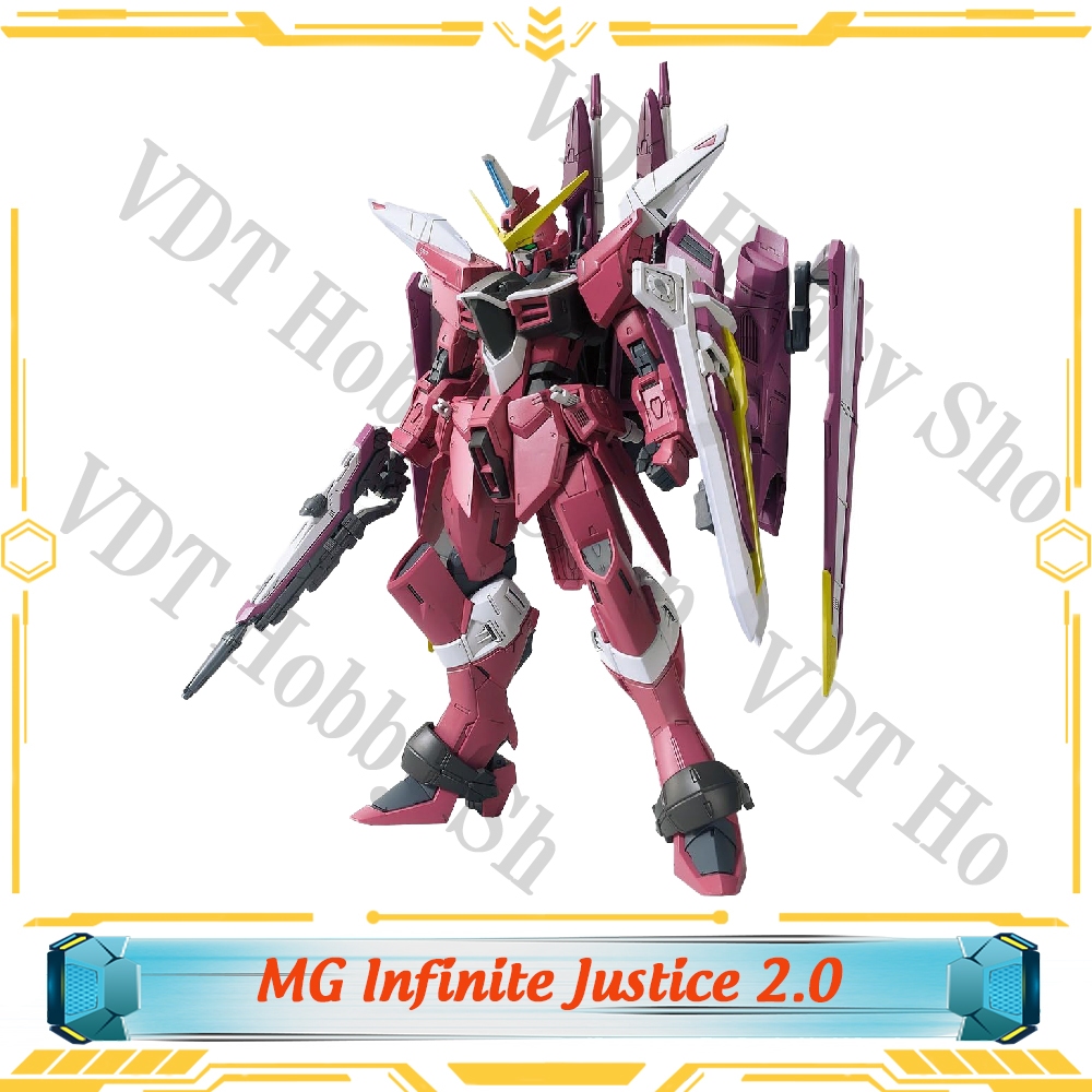 Mô hình lắp ráp MG 1/100 ZGMF-X19A Infinite Justice 2.0 ( tặng kèm base ...