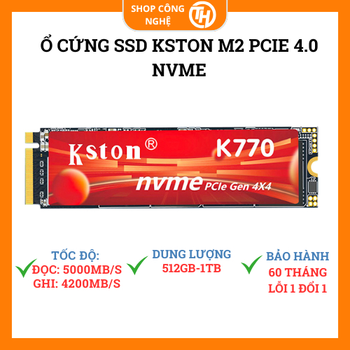 Ổ cứng SSD Kston K770 NVME M2 PCIe 4.0 512GB dùng cho laptop PC_Bảo ...