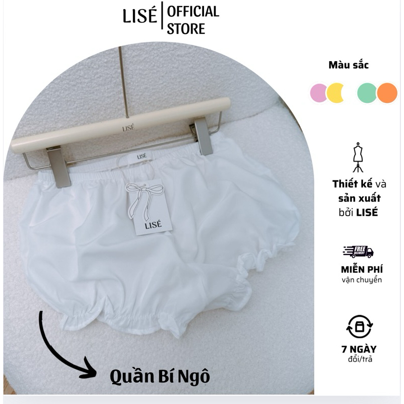 Lise clothing Quần bí ngô phồng, Quần Đùi Mặc Trong Váy Lụa Silk Mỏng ...