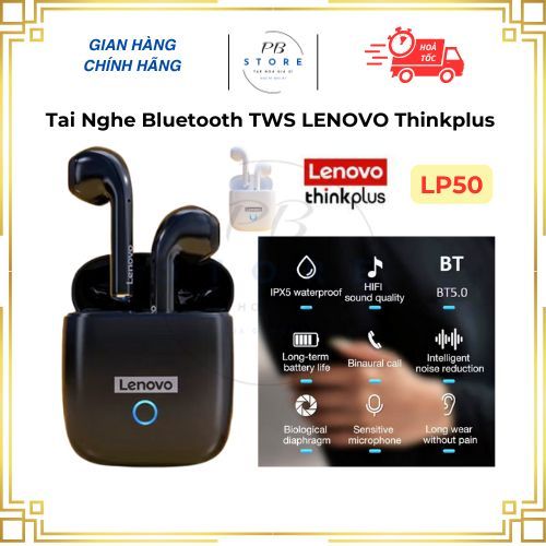 Tai Nghe Bluetooth TWS LENOVO Thinkplus LP50 - Âm Thanh HiFi, Khử Nhiễu ...