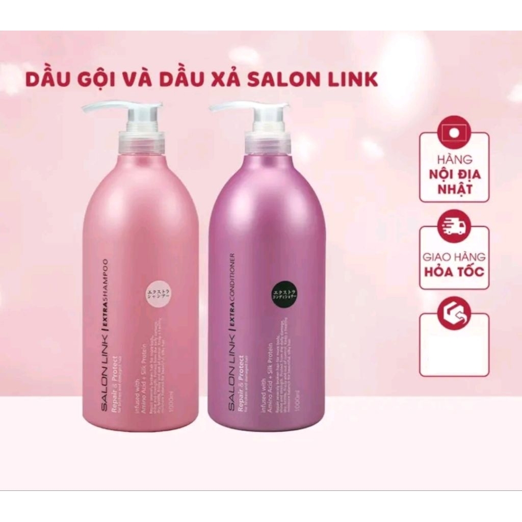 cặp dầu gội xả salon link extra shampoo 1000ml | Shopee Việt Nam