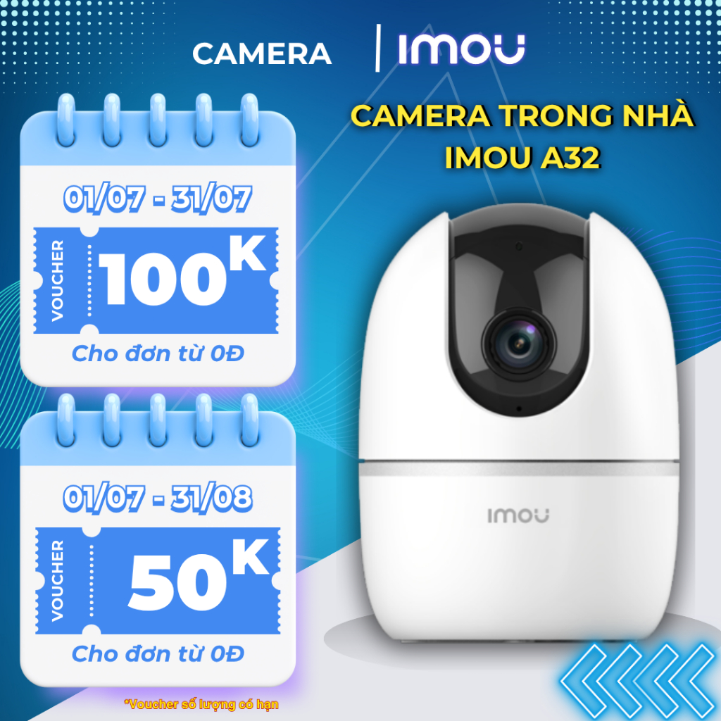 Camera Imou A32,camera wifi trong nhà Độ Phân Giải 3mp, Xoay 360 Độ ...