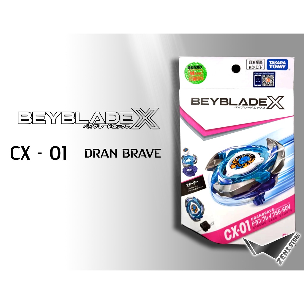 Beyblade X - CX-01 Starter Dran Brave - Con quay chính hãng Takara Tomy | Shopee Việt Nam