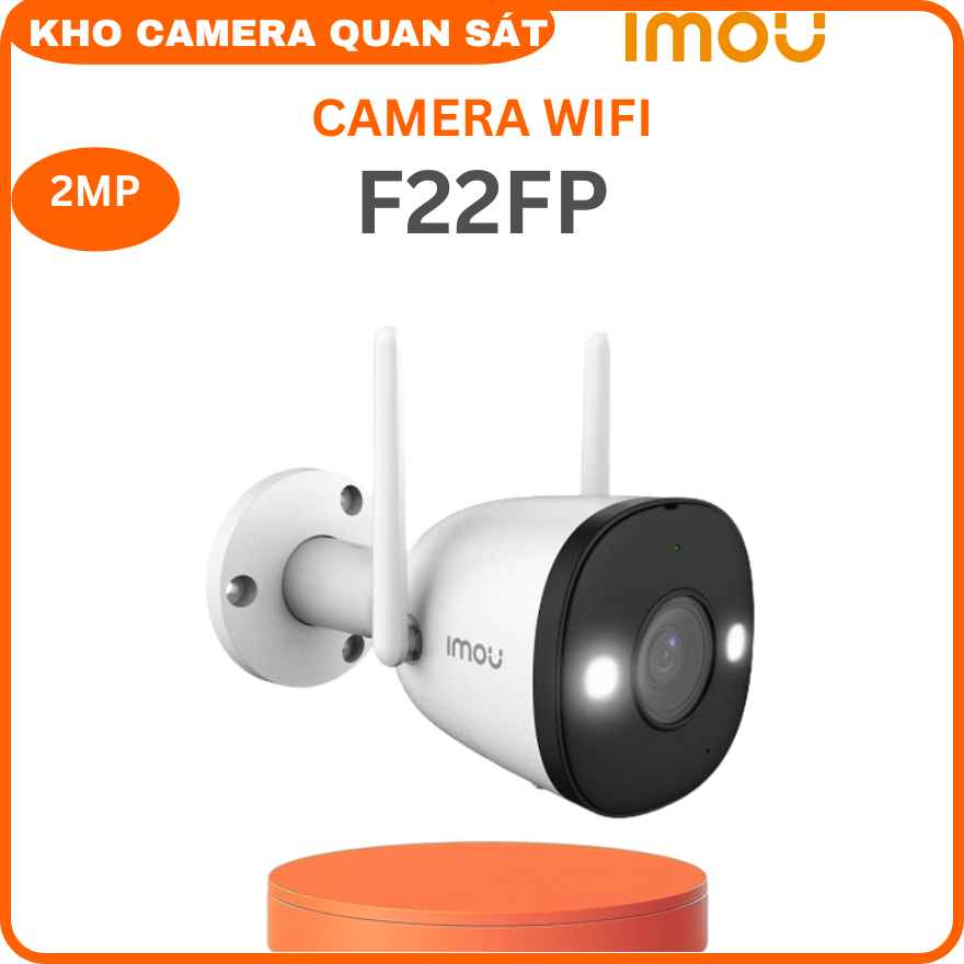 CAMERA WIFI IMOU NGOÀI TRỜI F22FP 1080P,BAN ĐÊM CÓ MÀU-Kho camera ...