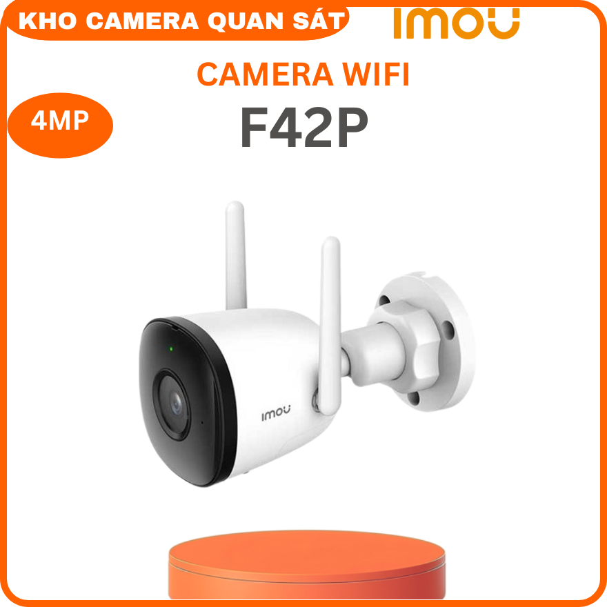 CAMERA WIFI IMOU NGOÀI TRỜI F42P 4M 2K Tích hợp mic thu âm - hàng chính ...