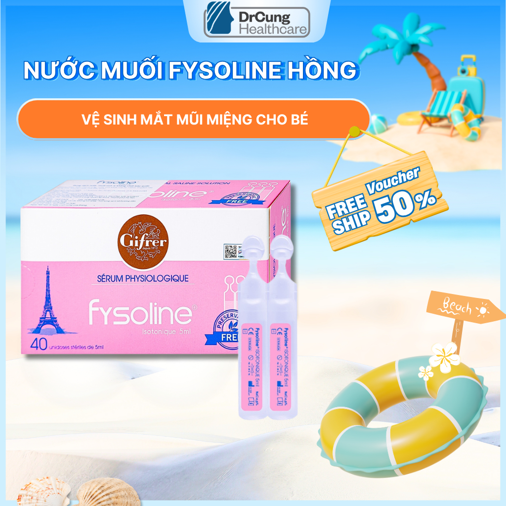 Nước Muối Sinh Lý Fysoline Isotonic - Vệ Sinh Mắt, Mũi, Miệng Cho Bé ...