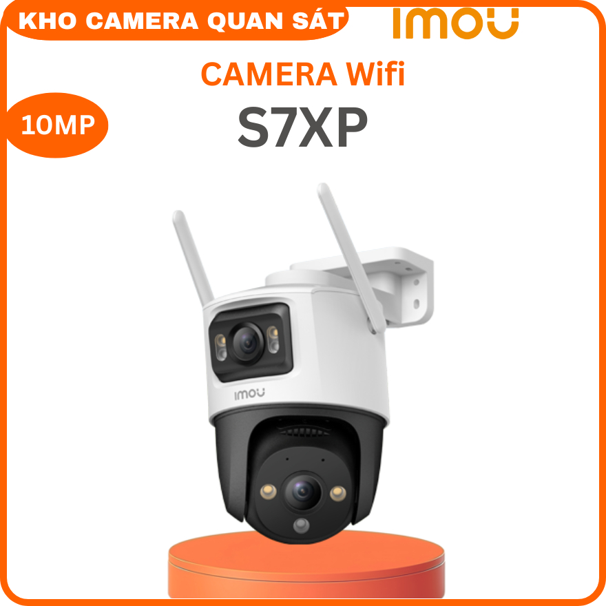 Camera Wifi IMOU 2 Mắt Ngoài Trời S7XP Cruiser Dual 6MP/10MP,quay 360 ...
