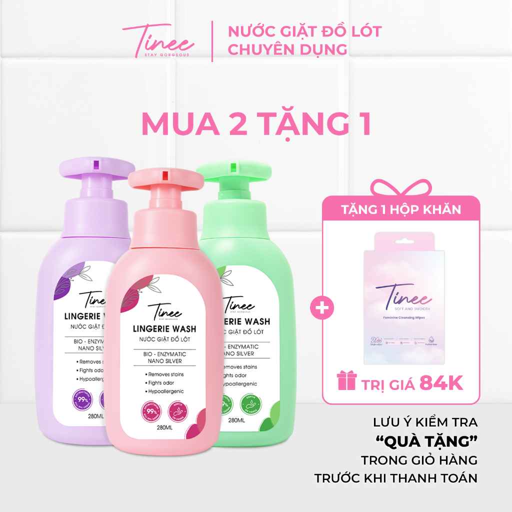 Nước Giặt Đồ Lót Chuyên Dụng Tinee 280ml Nano Bạc Hạn Chế Nấm Khuẩn ...