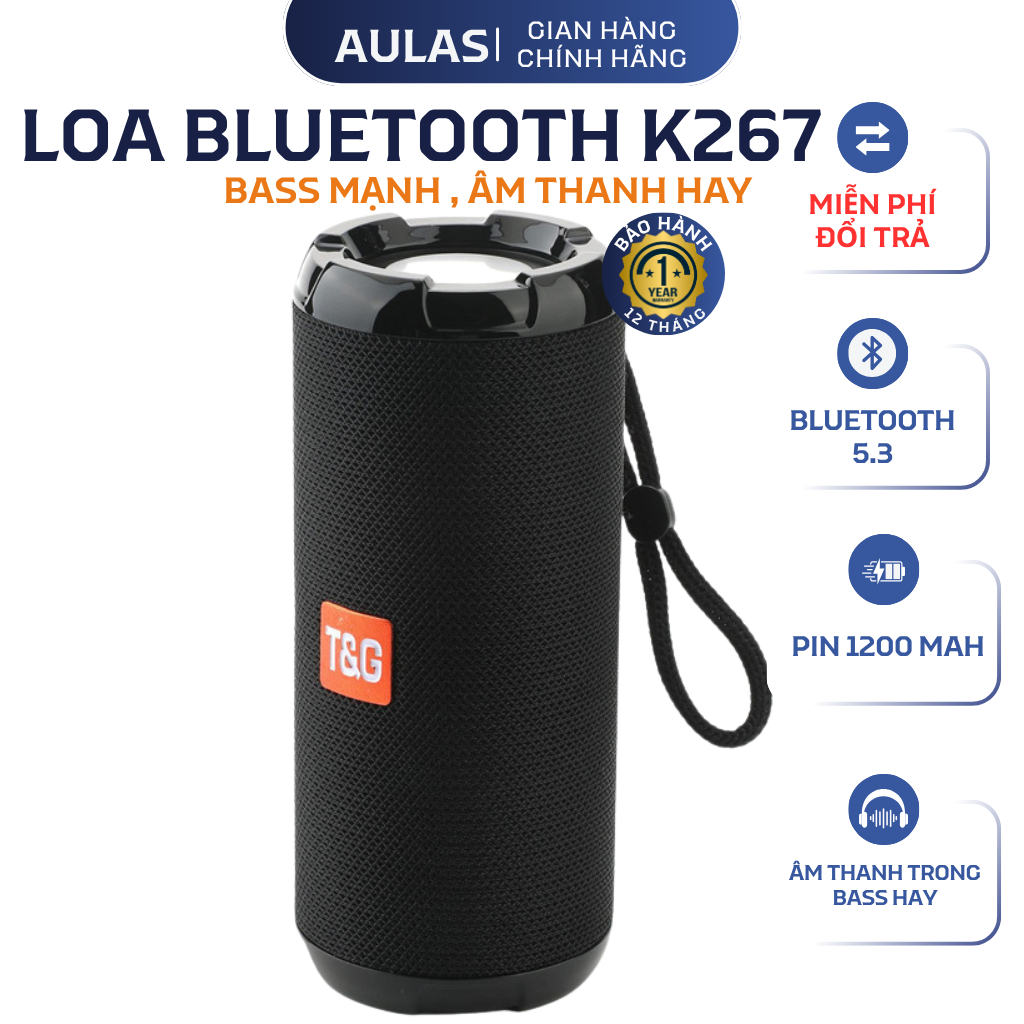 Loa Bluetooth TG Nghe Nhạc Siêu Hay – Bass Mạnh – Pin Trâu – Kết Nối Nhanh – Giá Rẻ Chất Lượng ...